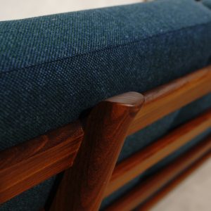 Hans J. Wegner GE236 Sofa 3 Seater Afroromosia Teak - MOTO FURNITURE 北欧家具 ウェグナー フィンユール