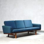 Hans J. Wegner GE236 Sofa 3 Seater Afroromosia Teak - MOTO FURNITURE 北欧家具 ウェグナー フィンユール
